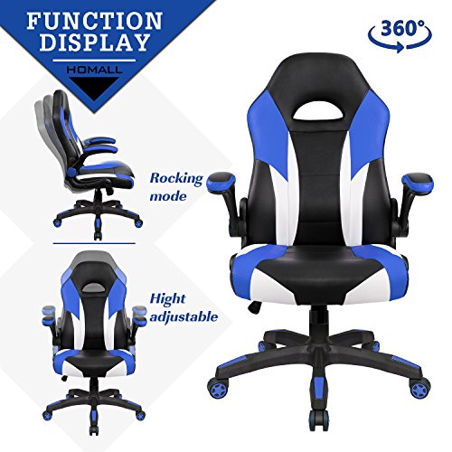 Snapklik.com : Homall Gaming Chair Office Computer Chair Racing Desk ...