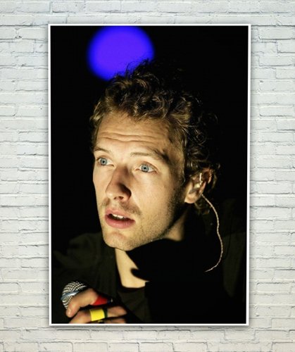 Posterskart Chris Martin Coldplay Poster for Room 300 GSM Matte Finish ...