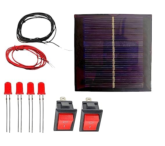KeepItSecret Solar for DIY, Solar Panel 6v- 100 mah, 70mm*70mm*03mm ...