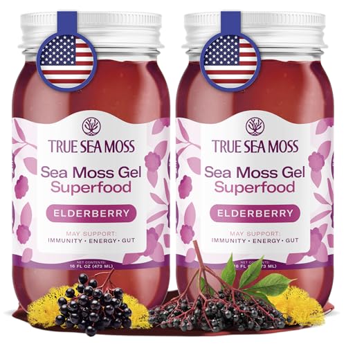 TrueSeaMoss Sea Moss Gel – Made in USA – Wildcrafted Seamoss, Fresh ...