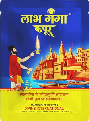 LABH GANGA Pure Camphor Slabs - Chemical-Free Natural Camphor Blocks ...