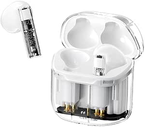 Amazon.com: Xmenha WhiteTws Wireless Earbuds Earbud Bluetooth 5.3 with ...