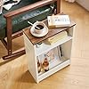 Amazon.com: IBUYKE Narrow Side Table with Storage Shelf, 3 Tier Slim ...