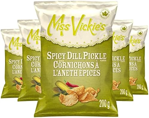 Amazon.com: Miss Vickie’s Spicy Dill Pickle Kettle Cooked Potato Chips ...