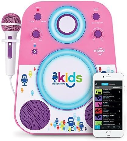 Singing Machine SMK250PP Bluetooth Sing Along Kids Karaoke Machine With ...