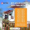 Phifer Solar Screen Mesh for Windows 80% Shade – Energy-Saving Solar ...