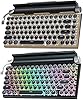 Amazon.com: Retro Typewriter Wireless Mechanical Gaming Keyboard ...
