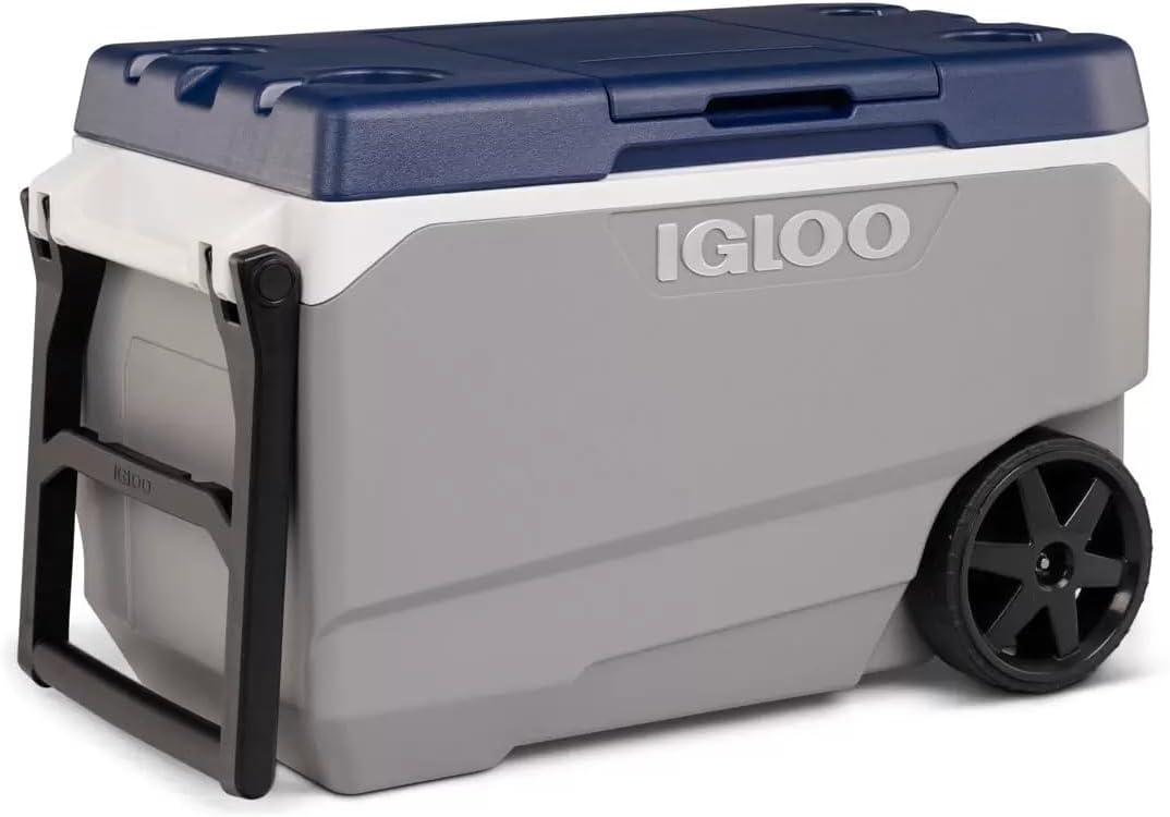 IGLOO Max Cold Pro 85 Litre (90 US QT) Roller Cooler Box : Amazon.co.uk ...