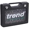 Trend 12 Piece Router Cutter Starter Set, 1/4 Inch Shank, Tungsten ...