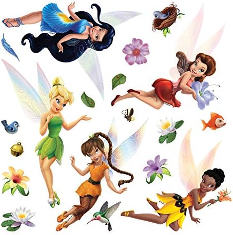 Disney Feen Kinderzimmer Wandstickers, mädchen Wandtattoo ädchen deko ...