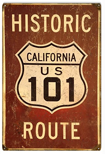 Amazon.com: Victory Vintage Signs Historic California US 101 Route ...