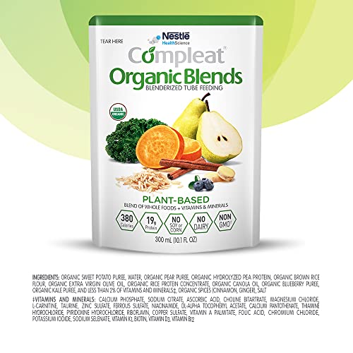 Compleat Organic Blends Plant Based, 10.1 fl oz Pouch, 24 Count ...