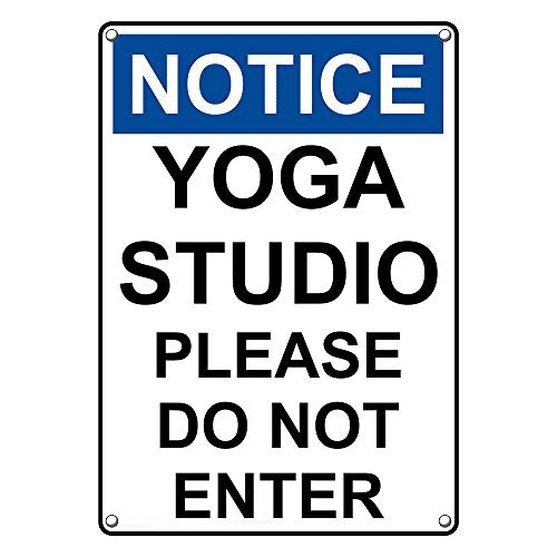 Amazon.com: Weatherproof Plastic Vertical OSHA Notice Yoga Studio ...