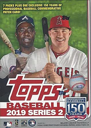 Amazon.com: 2019 Topps Series 2 MLB Baseball BLASTER box (7 pks/bx, ONE ...