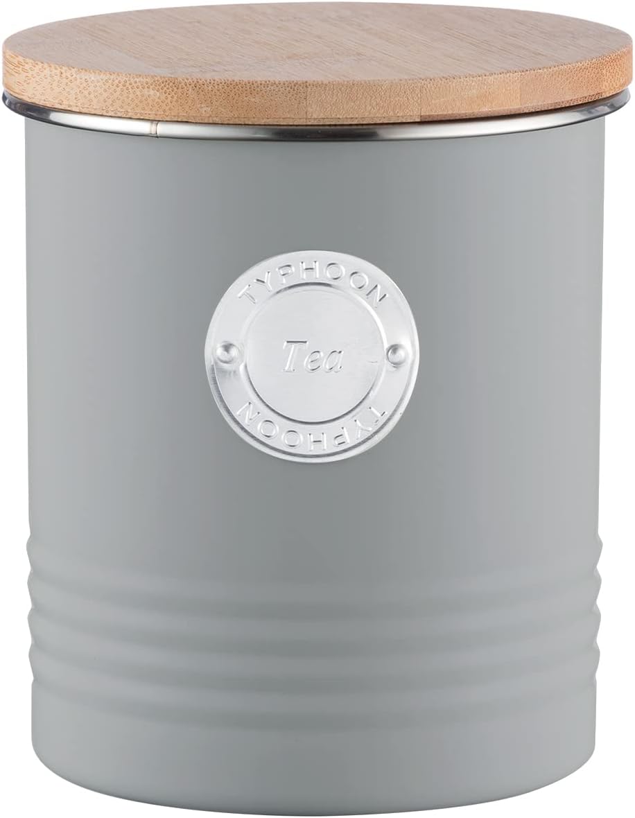 Amazon.com: Typhoon Living Collection | 1-Quart Tea Canister - Grey ...