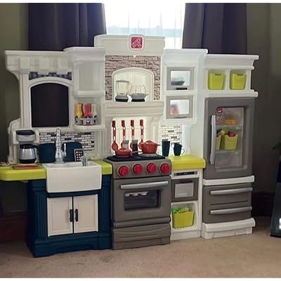 Buy Step2 Elegant Edge Kitchen | Large Kids Kitchen Playset with ...