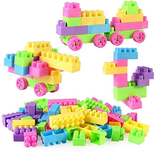 Buy MANTRA ENTERPRISES 100+ Pieces Small Size Building Blocks with ...