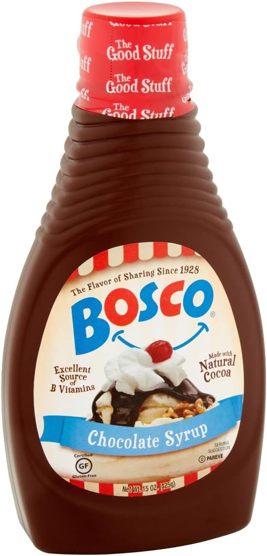 Amazon.com : Bosco Sugar Free Chocolate Syrup 18oz | Fat Free, Gluten ...