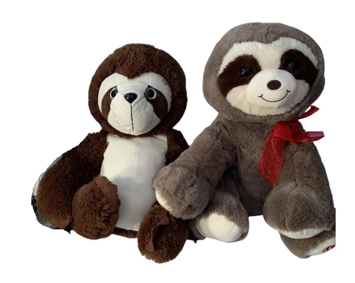 Amazon.com: Weighted stuffed animal, plush sloth, choose 5 or 6 lbs ...