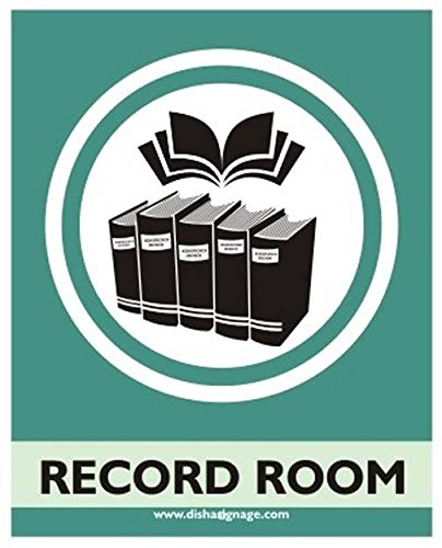 Record Room - Auto Glow Sign Board (English) : Amazon.in: Office Products