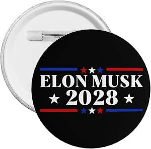 Amazon.com: Elon Musk 2028 Pin Elon-Musk Pin Clothing Hat Shirt Decor ...