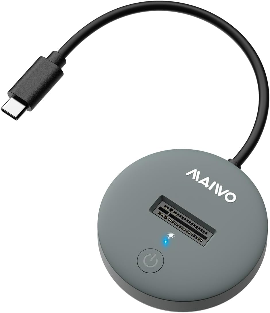 Amazon.com: M.2 NVMe & SATA to USB C Adapter, SSD Docking Station, M.2 ...