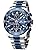 MEGALITH Mens Watches Designer Chronograph Blue Large Face Analogue ...