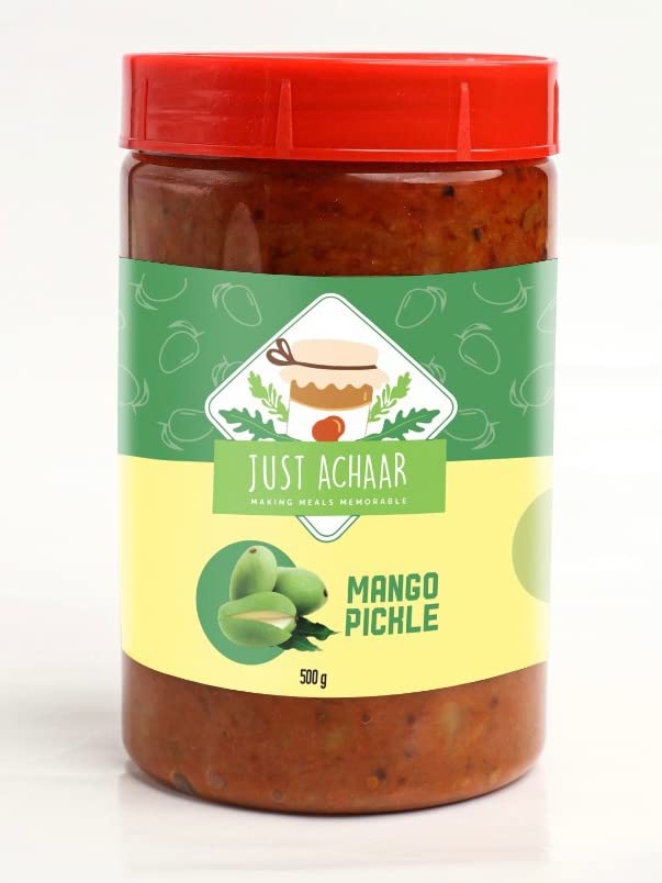 Just Achaar Mango Pickle 500 gm, Pack of 1 : Amazon.in: Grocery ...