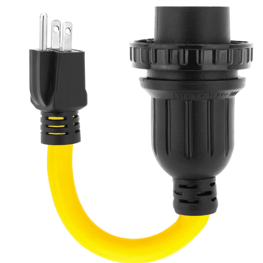 Nema 5-15P macho a L5-30R hembra Cable adaptador de corriente ...