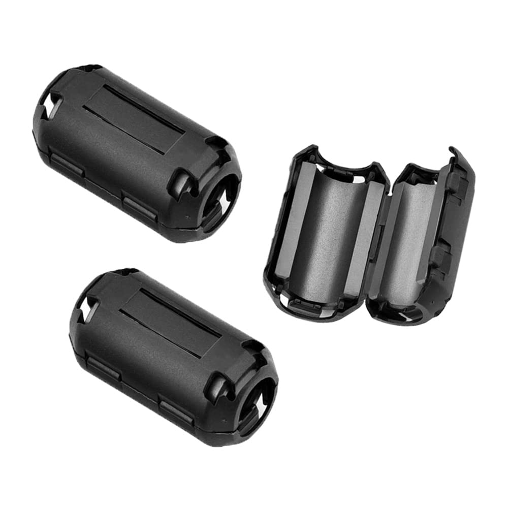 Buy Aiqeer 3 Pcs Clip-on Ferrite Ring Core, EMI RFI Noise Suppressor ...