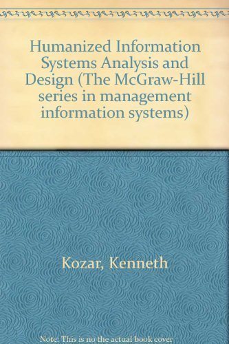 Amazon | Humanized Information Systems Analysis and Design: People ...