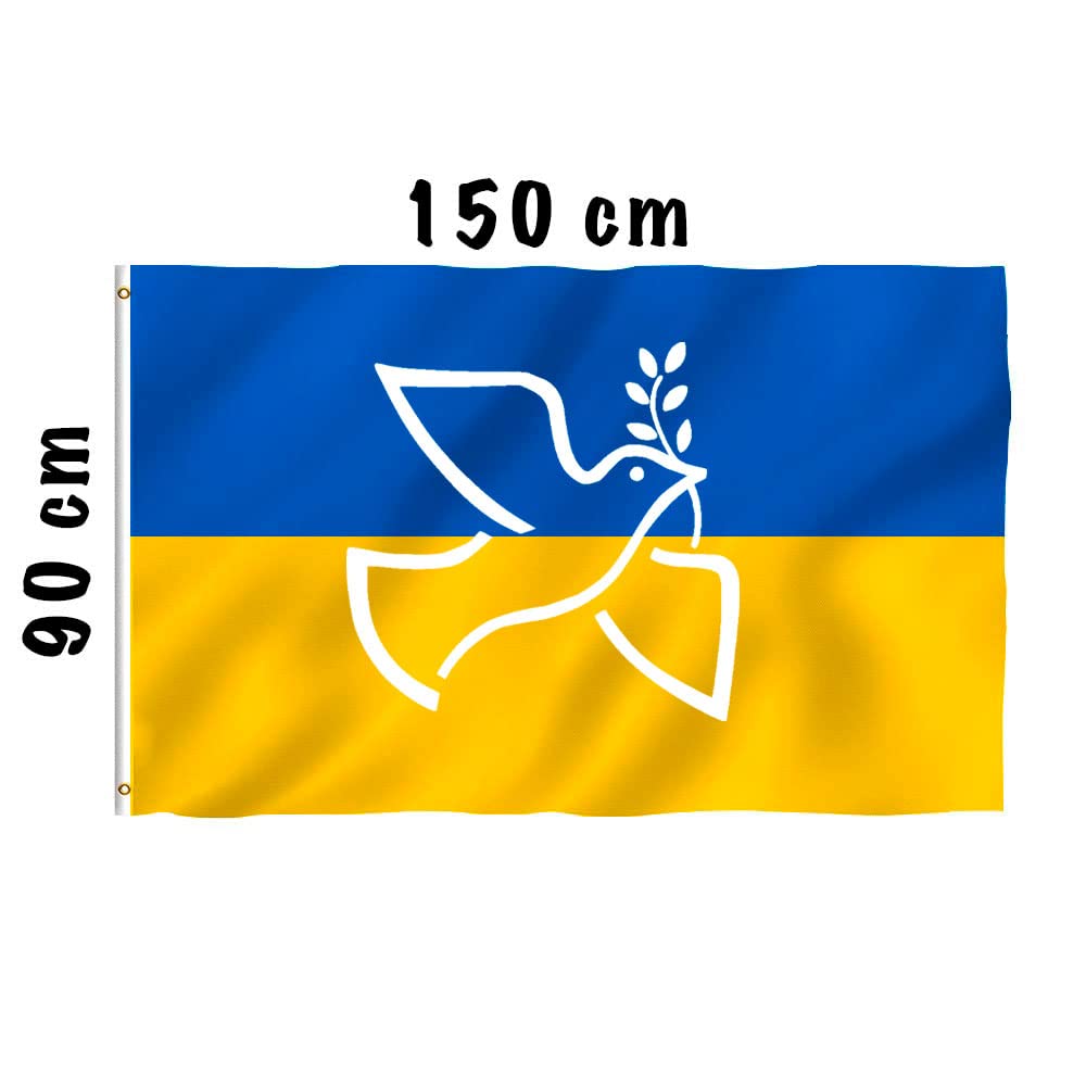 Ukraine Flag Ukraine Colours Flag 150 cm x 90 cm Ukrainian Flag – BigaMart