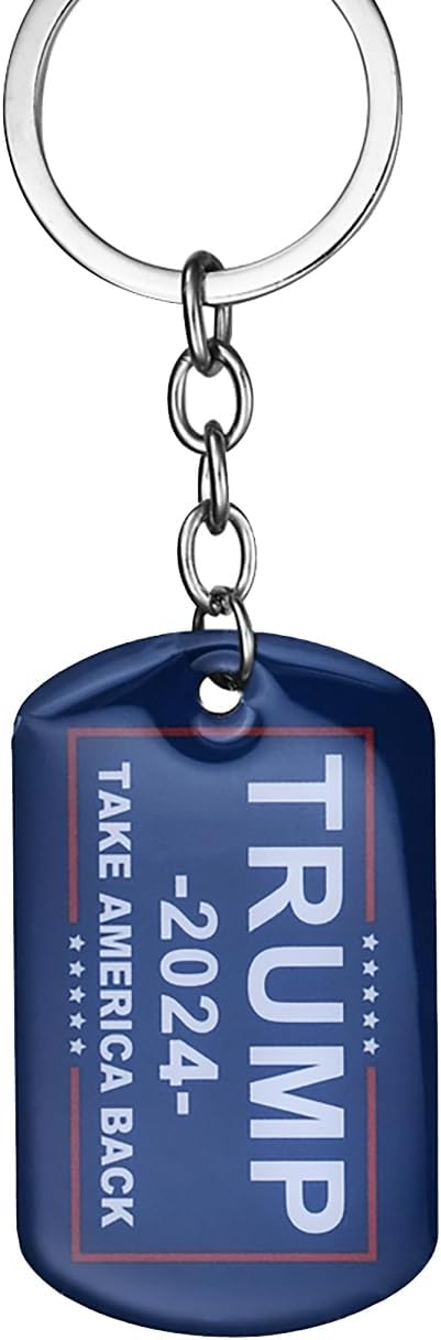 Amazon.com: YOTHIWAD Trump 2024 Take America Back Keychain Donald Trump ...