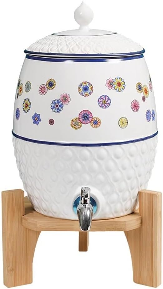 Amazon.com: Ceramic Pitcher Water Dispenser 5000ml Water Pitcher Iced ...