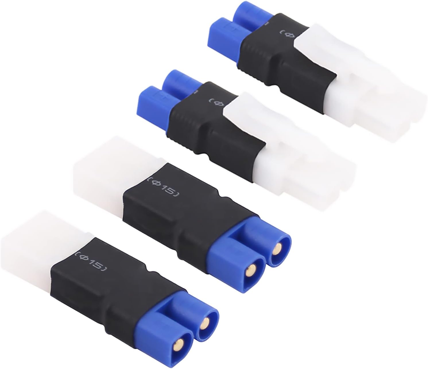 Amazon.com: rflaueo 4pcs Compatible with Big Tamiya to EC3 Male Female ...