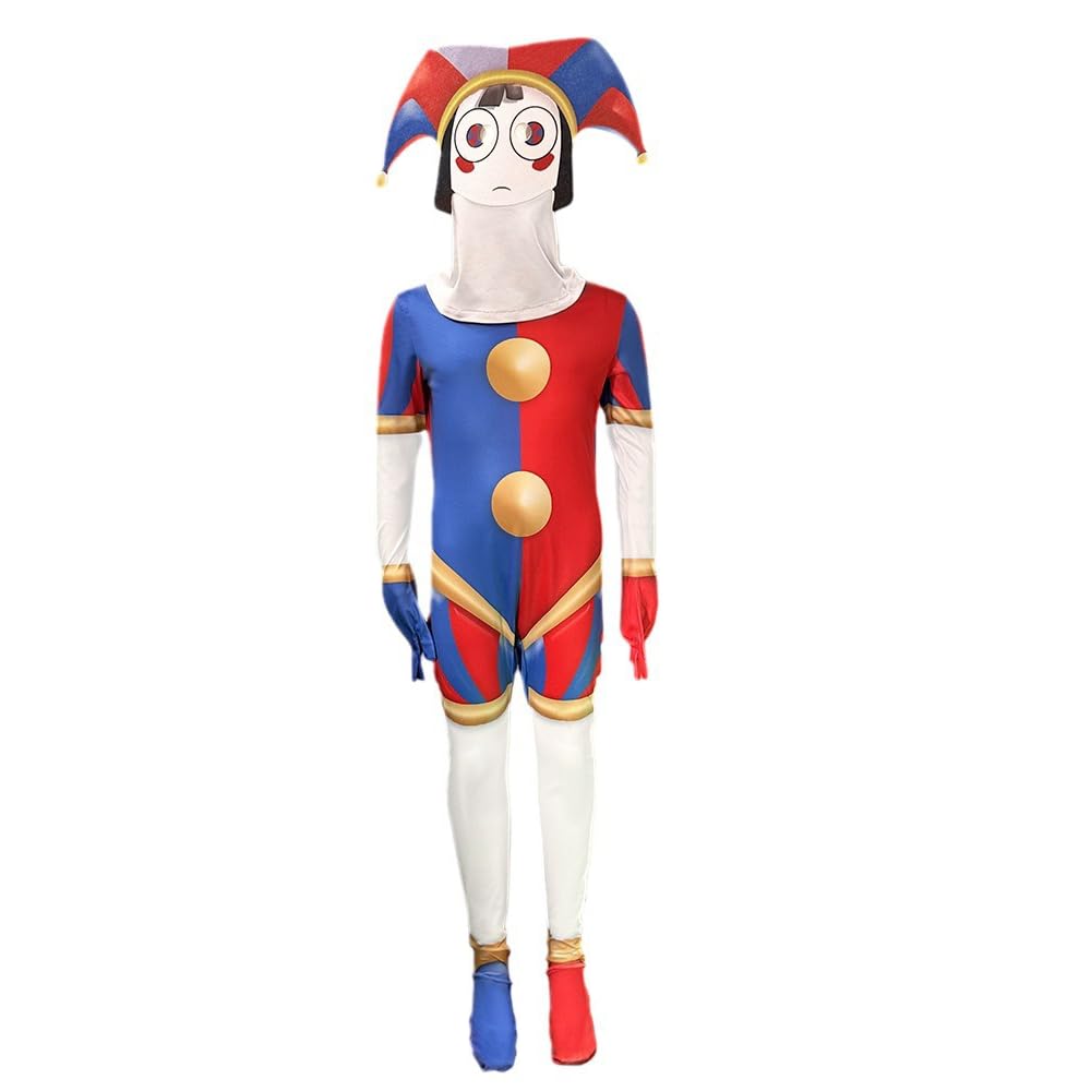 Buy LuxfanThe Amazing Digital Circus Costume Kids Pomni Digital Circus ...