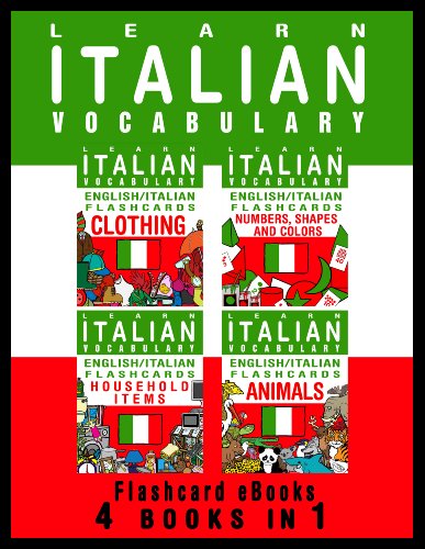 Learn Italian Vocabulary - English/Italian Flashcards - 4 in 1 ...