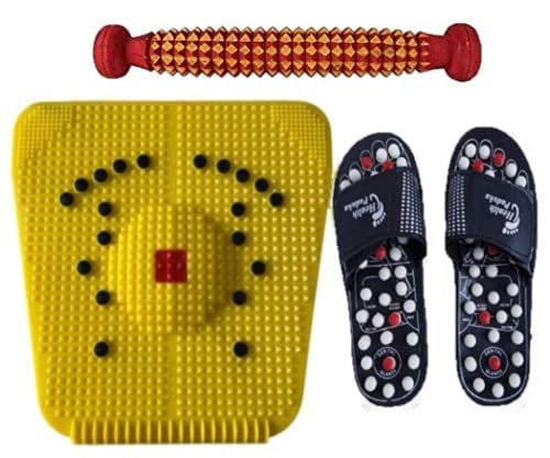 MAPPLEMART Acupressure 3 pcs Foot Reflexology kit 1 pcs Acupressure Mat ...