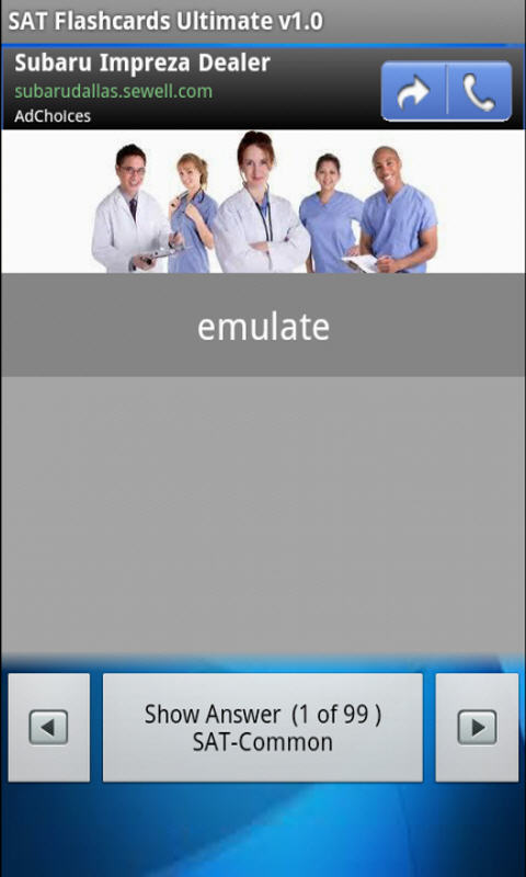 SAT Flashcards Ultimate - App on Amazon Appstore