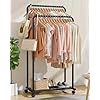 Amazon.com: Sakugi Clothes Rack - Clothing Rack with Storage Mesh Shelf ...