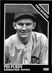 Pid Purdy baseball card (Cincinnati Reds Green Bay Packers Football ...