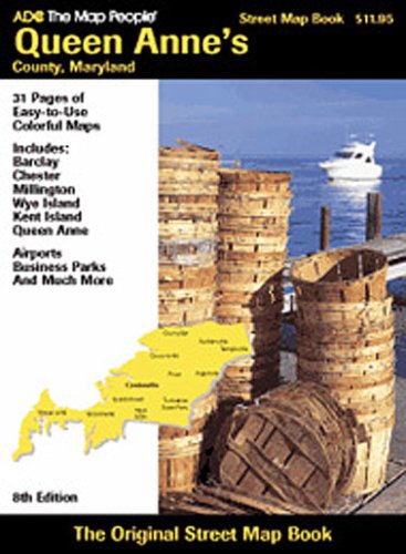 Queen Anne's County, Maryland Steet Map Book: ADC Maps: 9780875304212 ...