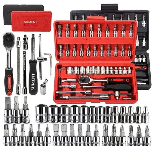 Tool Kit & Screwdriver set and Precision Socket Set Wrench Set Multi ...