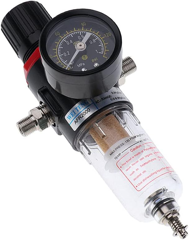Airbrush Compressor Pressure Regulator Water Trap Filter Water Moisture ...