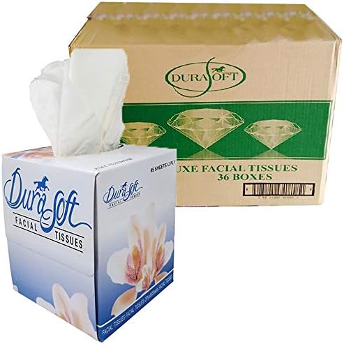 Amazon.com: 3Ply 60 Tissues Per Cube Box Facial Tissue SPurePaper 12 ...