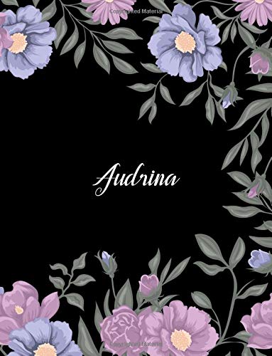 Audrina: 110 Ruled Pages 55 Sheets 8.5x11 Inches Climber Flower on ...