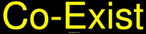 Amazon.com - Co-Exist Large Bumper Sticker