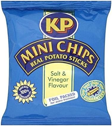 Kp Mini Chips Salt & Vinegar Crisps | 33g x 48 : Amazon.co.uk: Grocery