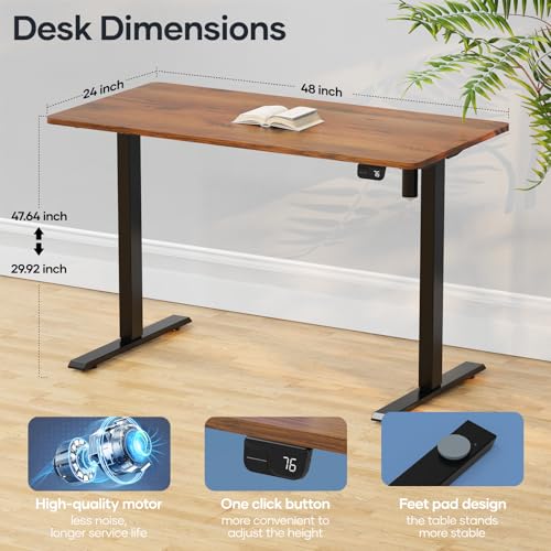 Snapklik.com : Crenova Standing Computer Desk,Electric Height ...