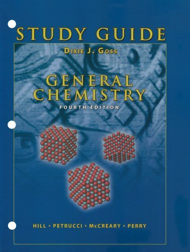 General Chemistry (Study Guide) by Dixie Goss (2004-08-12): Amazon.com ...